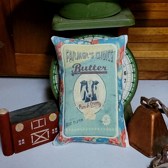Hand Crafted | Accents | New Primitive Farmhouse Floral Farmers Choice ...